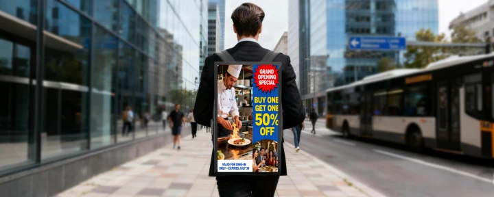 How LCD Advertising Backpacks Enhance Street Marketing and Guerrilla A ...