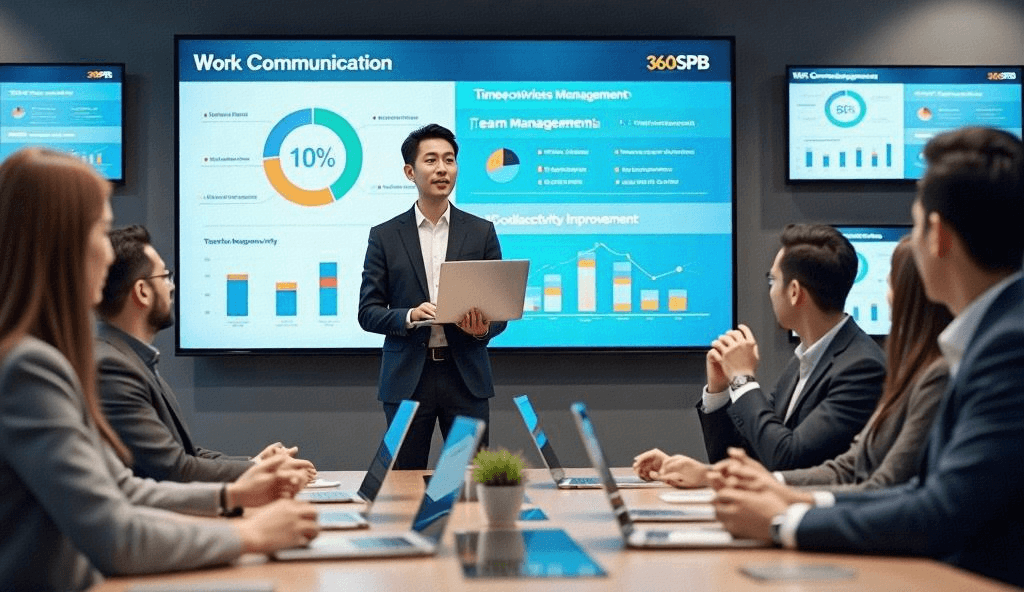Boost Workplace Communication & Productivity with 360SPB Digital Signa