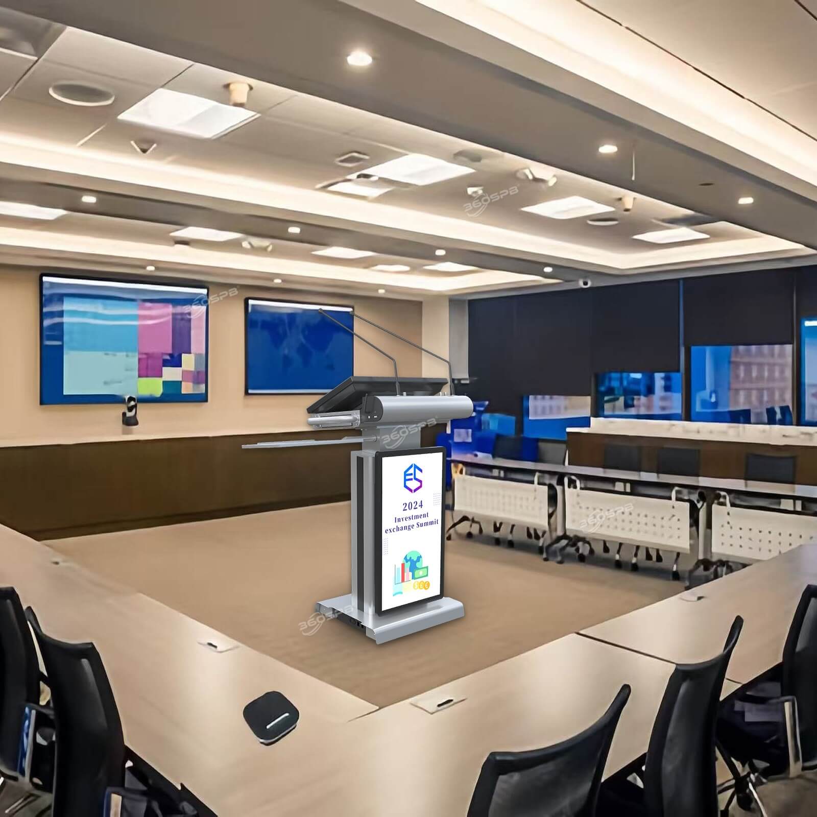 Smart Digital Podium 24"+32" LCD Touch Screen | 360SPB®