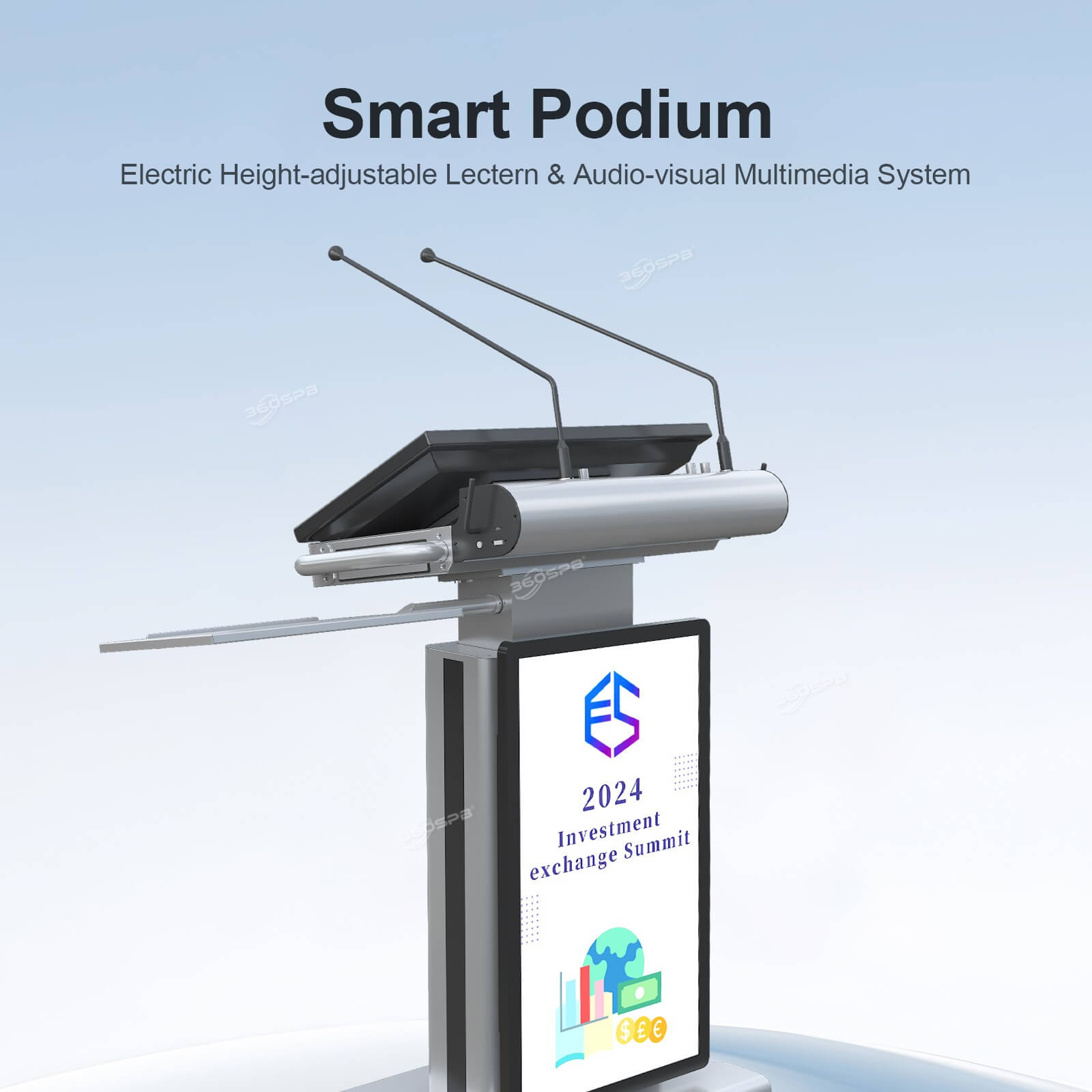 Smart Digital Podium 24"+32" LCD Touch Screen | 360SPB®