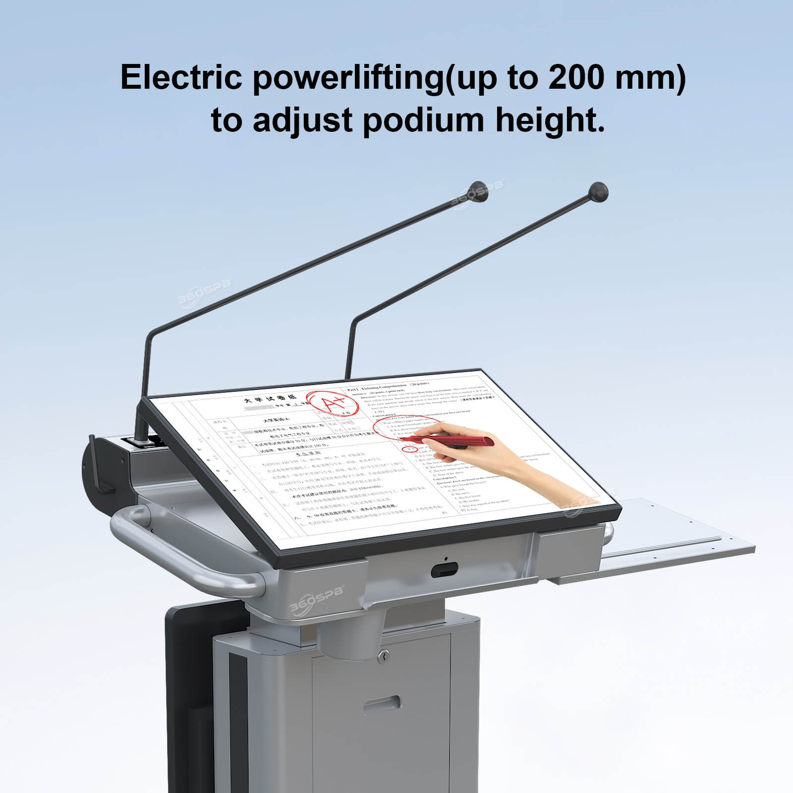 Smart Digital Podium 24"+32" LCD Touch Screen | 360SPB®