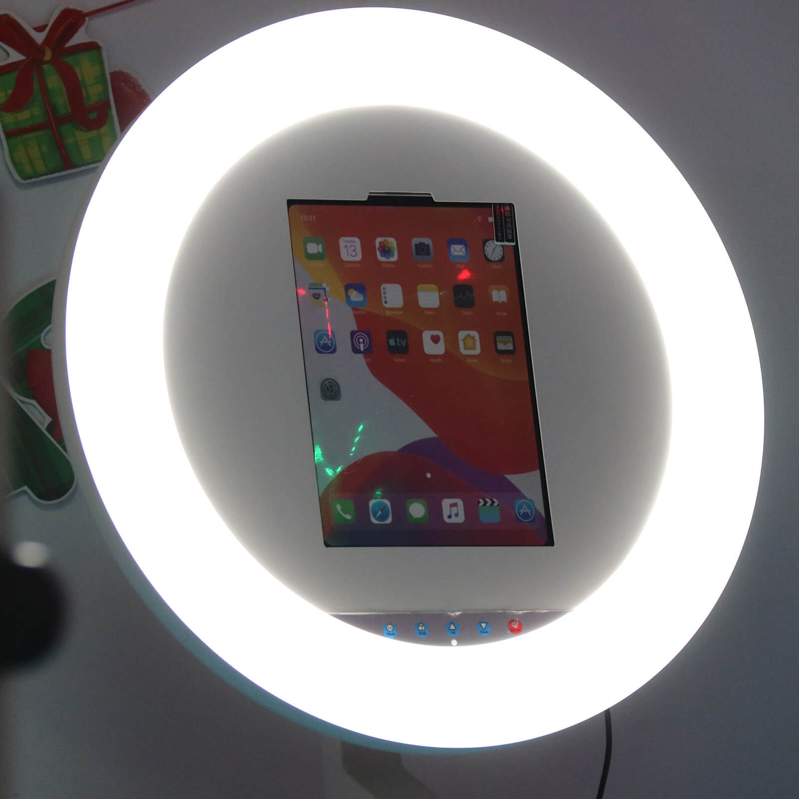 I5 Best iPad Photo Booth with LCD Display & RGB Ring Light | 360SPB®